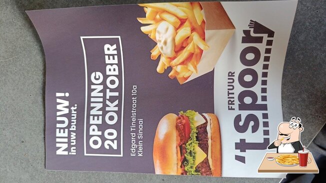 Menu au Frituur 't Spoor, Stekene