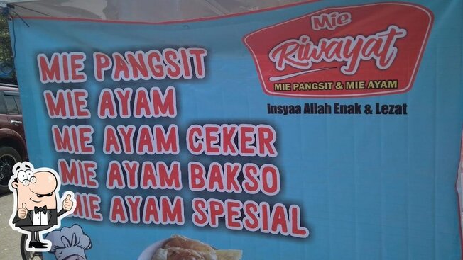 Menu at Mie Riwayat cafe, Bocek