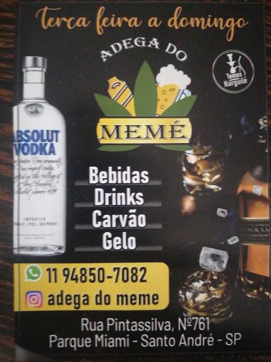Menu em Adega Do memé, Santo André
