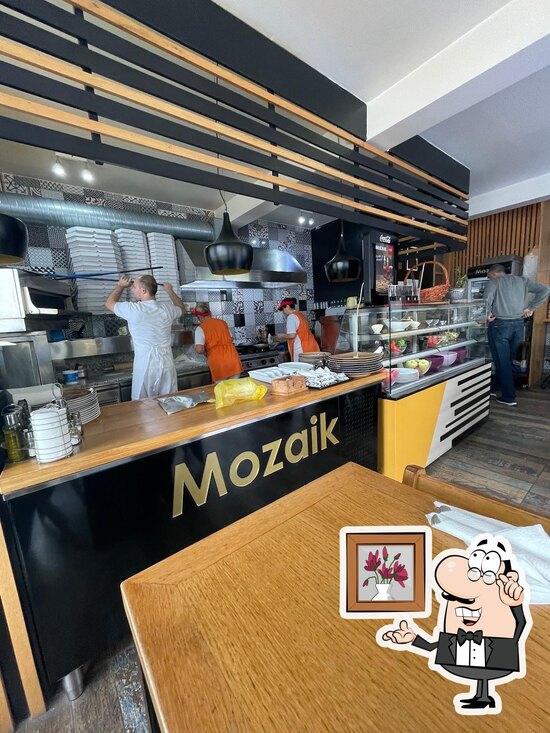 Menu at Mozaik restaurant, Lukavica