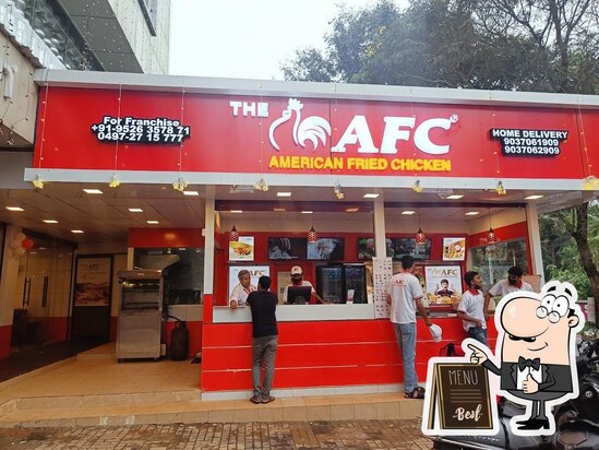Menu at The AFC, Naduvannur