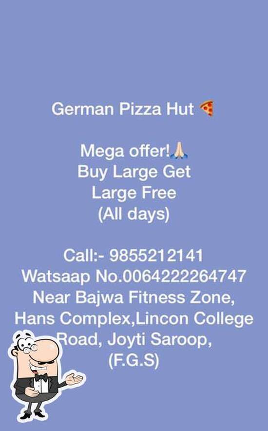 Menu at German Pizza Hut, Fatehgarh Sahib