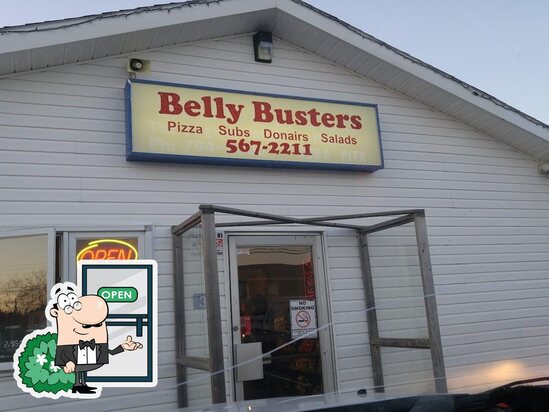 Menu at Belly Busters Membertou restaurant, Sydney