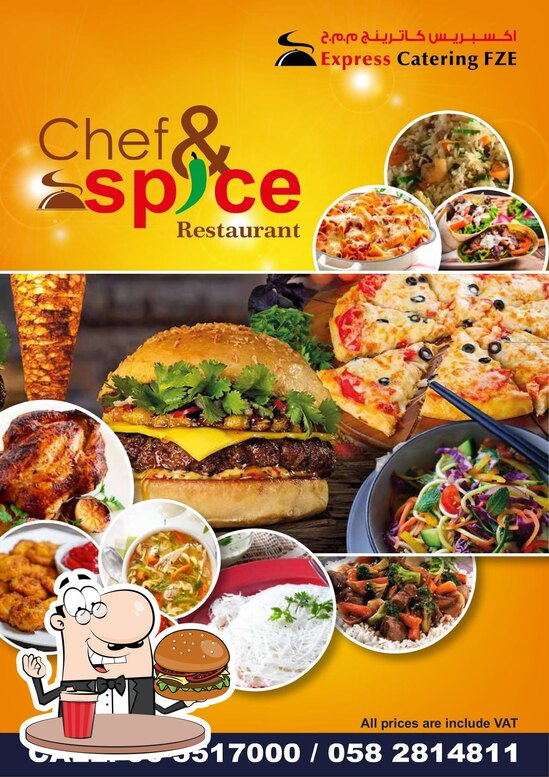 Menu at Express Catering Fze (Indian House Restaurant & Chef & Spice ...