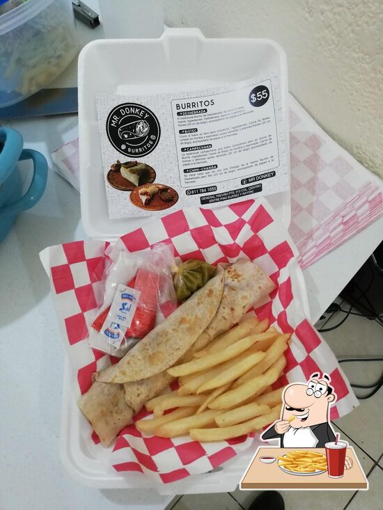 Carta del restaurante Mr. Donkey (Burritos) (tacos al vapor), Monterrey