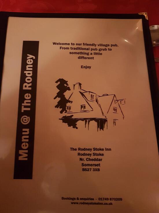 The Rodney Stoke Inn, Rodney Stoke - Restaurant menu, prices and reviews