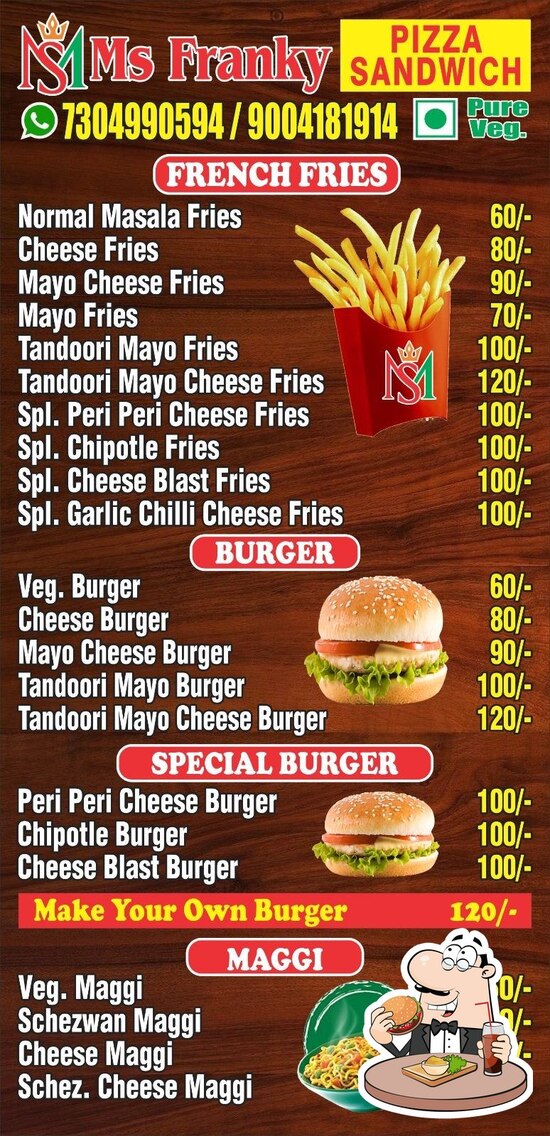Funky Franky Pizza Sandwich, Mumbai - Restaurant menu, prices and reviews