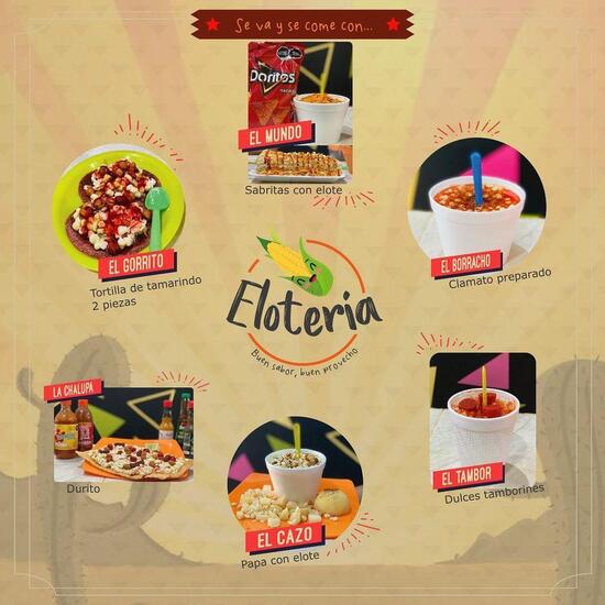 Menu at Elotería restaurant, Puerto Vallarta