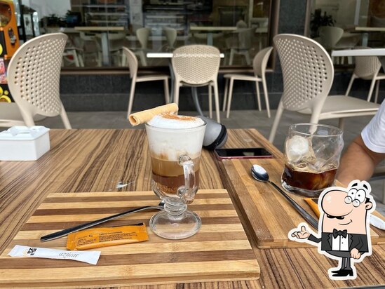 Menu at Andy's coffee cafe, Playa Honda