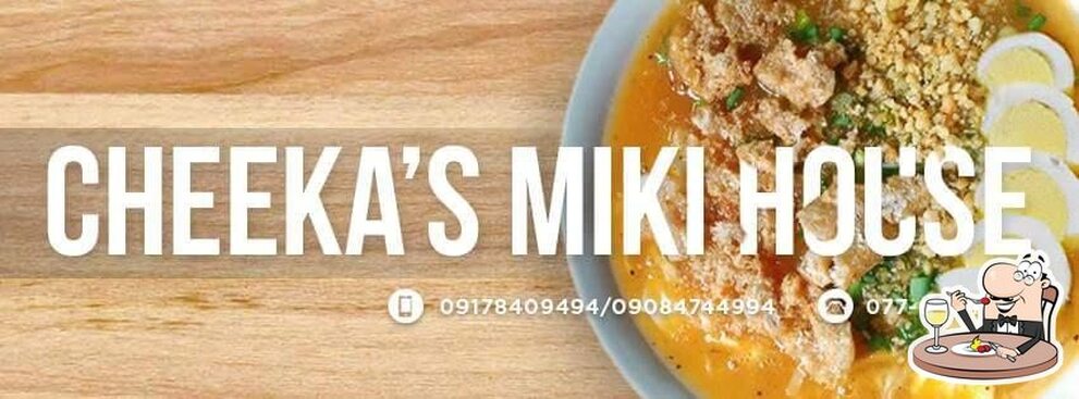 Carta del café CHEEKA'S MIKI HOUSE, Laoag