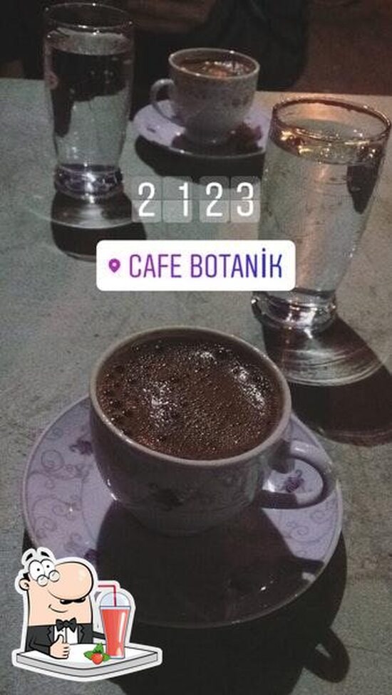 Menu at Cafe Botanik, İpsala