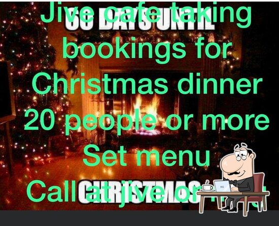 Menu at Jive Cafe, Kawerau