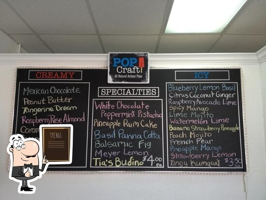 Menu at Pop Craft, Sarasota, Bee Ridge Rd Unit A