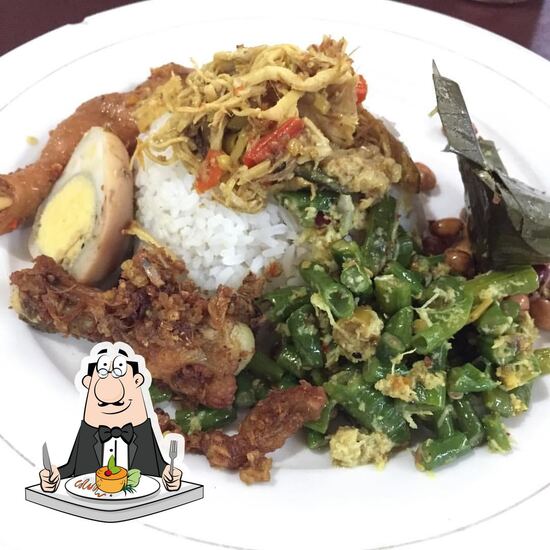 Menu at Nasi Ayam Ibu Oki Ungasan restaurant, Kuta Selatan, Raya Uluwatu
