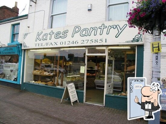 Menu at Kates pantry, Chesterfield