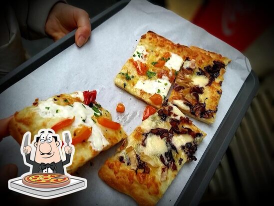 Carta de pizzería Zucchero e Farina, Roma