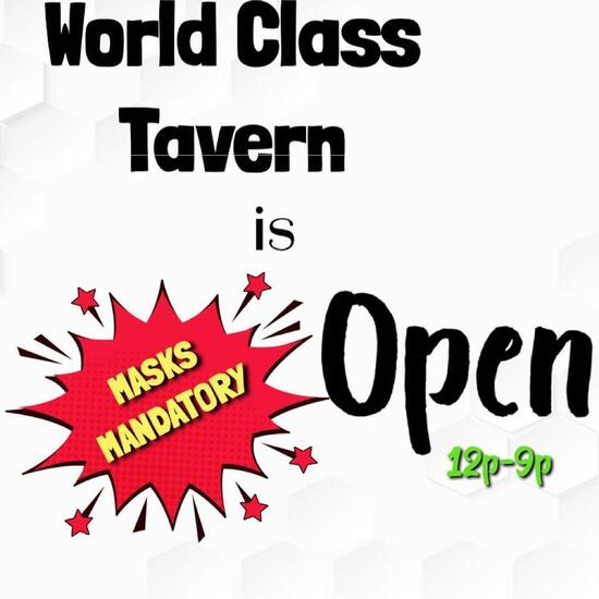Menu at World Class Tavern pub & bar, Pittsburgh
