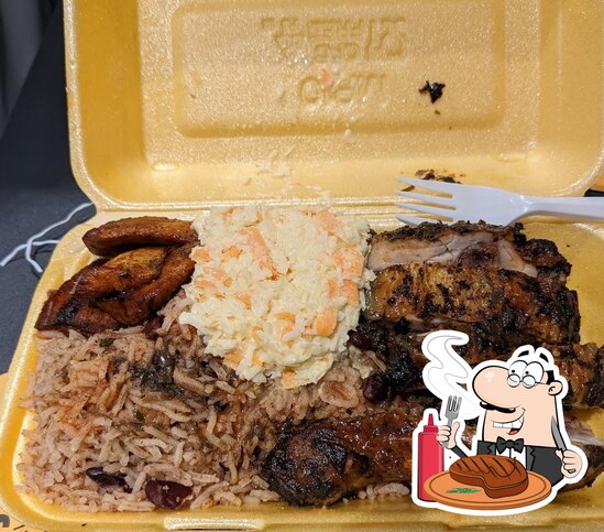 Menu at Likkle 'd' restaurant, London