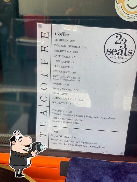 Menu at 23 Seats Cafe & Bistro, Dundalk