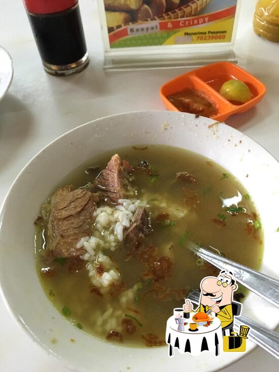 Menu at Soto Madura Gubeng Pojok Asli restaurant, Surabaya, Jl. Kusuma ...