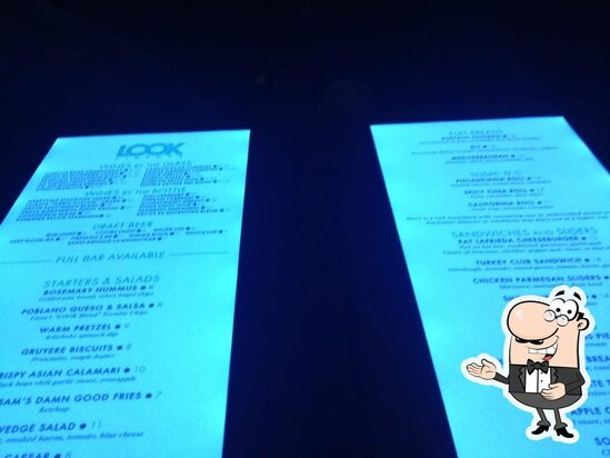 Menu at Look Cinemas, Dallas