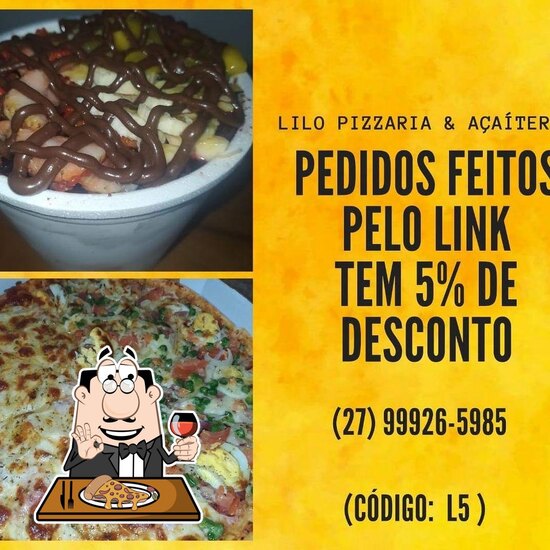Menu em Lilo Pizza Delivery pizzaria, Guarapari