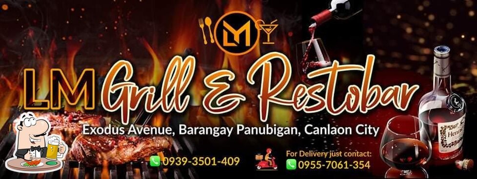Menu at LM Grill and Restobar, Canlaon City