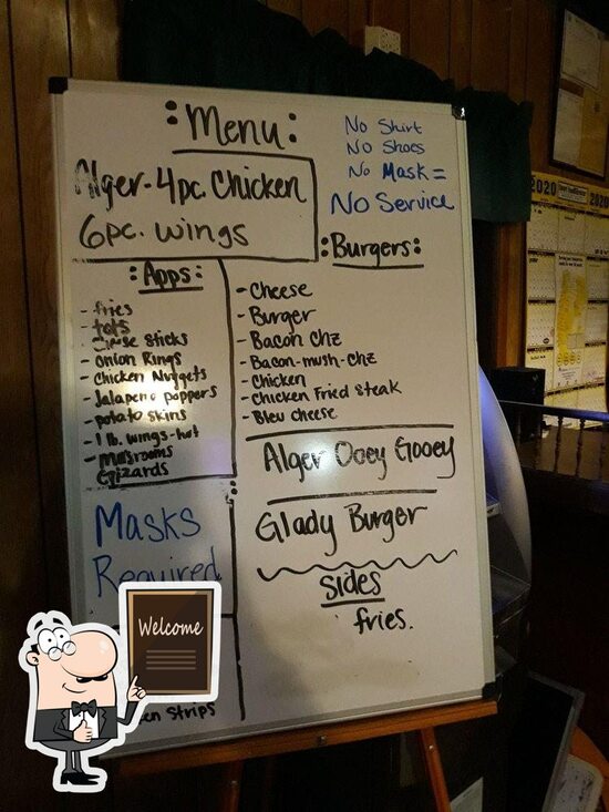 Menu at Alger Bar & Grille, Alger
