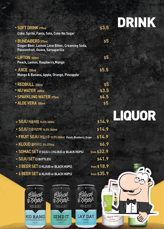 Korean Chicken & Beer(Chermside), Stafford Heights - Restaurant menu ...