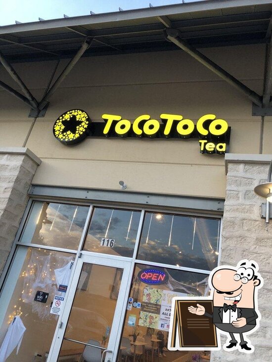 Menu at TocoToco Boba Tea desserts, Plano