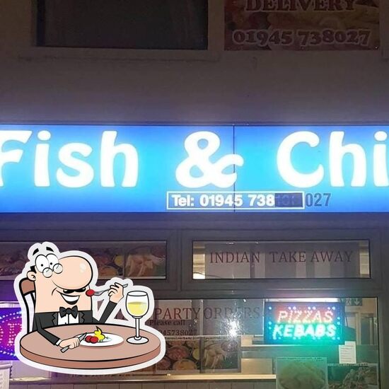 Menu at Fish & Chips restaurant, Wisbech