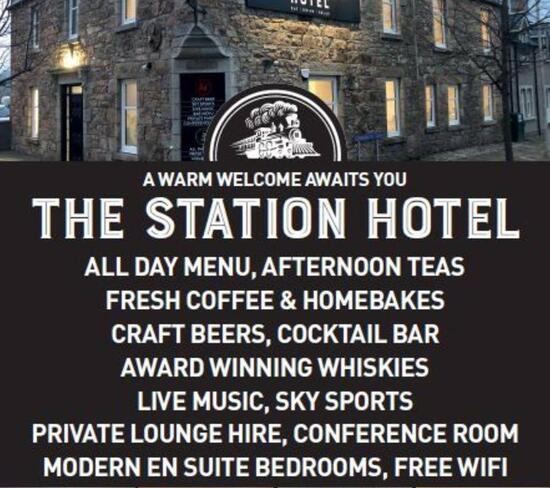 Menu at The Station Hotel pub & bar, Insch