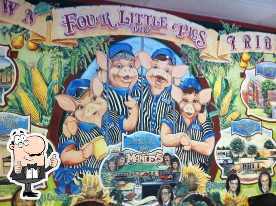 Menu at 4 Little Pigs BBQ, Benton
