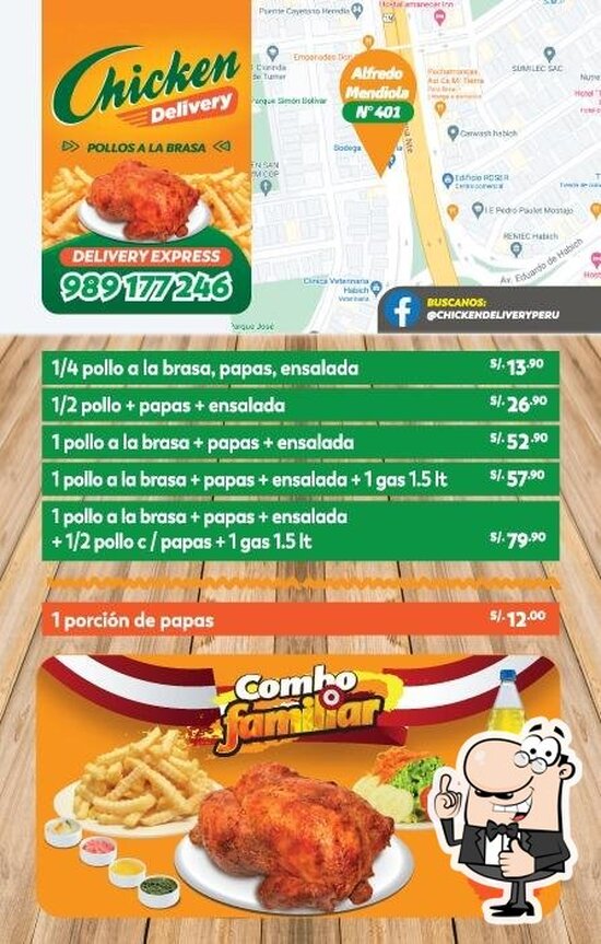 Carta del restaurante CHICKEN DELIVERY - Pollos A La Brasa Express, San ...