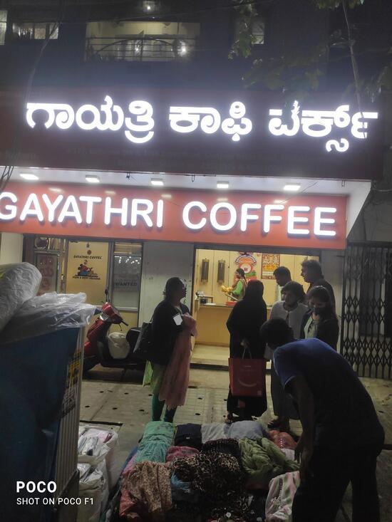 Menu at Gayathri Coffee Works, Bengaluru