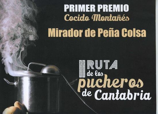 Menu at Mirador Pena Colsa restaurant, El Tojo