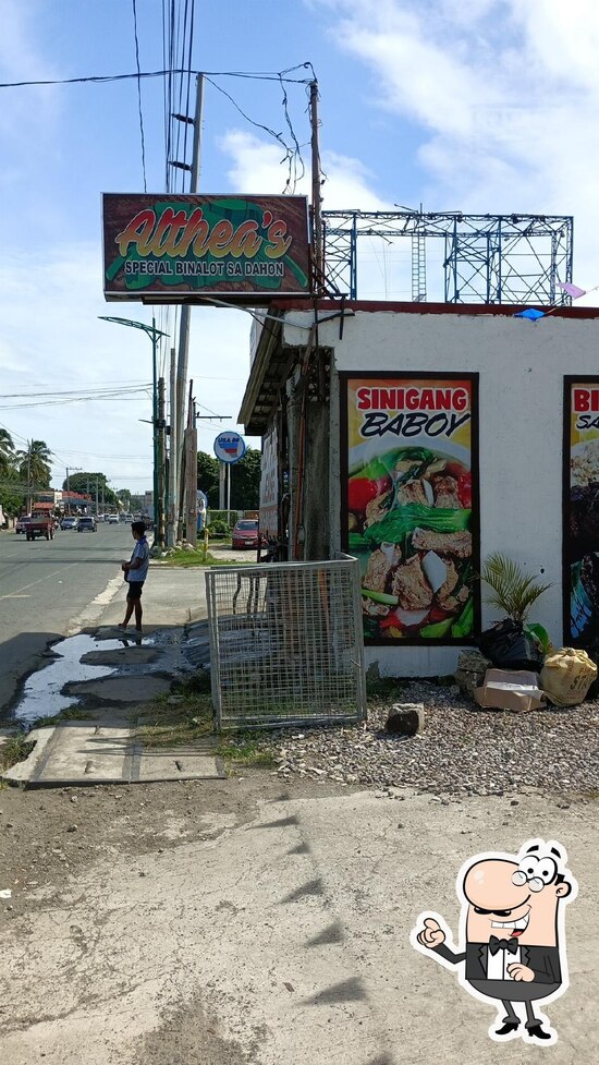 Menu at Althea's Special Binalot and Pasalubong restaurant, Santo Tomas