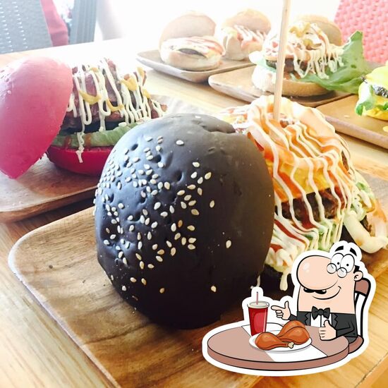 Menu at Monster Burger cafe, Marilao, M. Villarica Rd