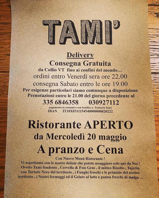 Menu at Tami' Ristorante Trattoria Di Lazzari Mauro S.A.S., Collio