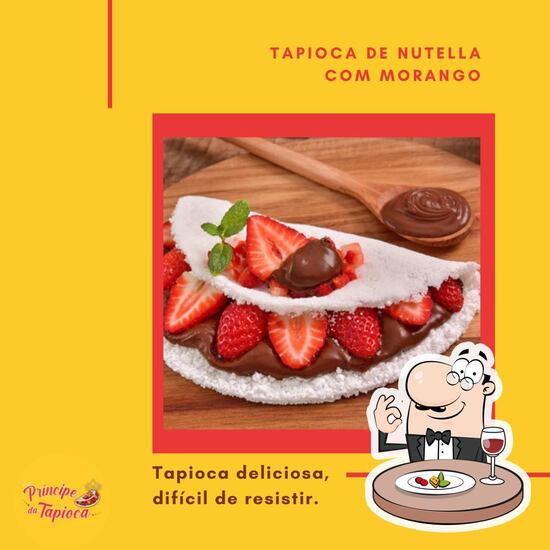 Menu at príncipe da tapioca restaurant, Serra