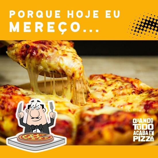 Menu em Quando tudo acaba em Pizza pizzaria, Bauru