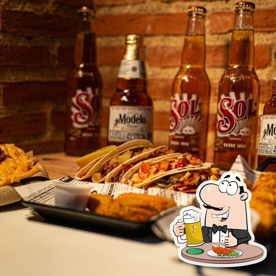 Menu at El Rincón Azteca restaurant, Valencia