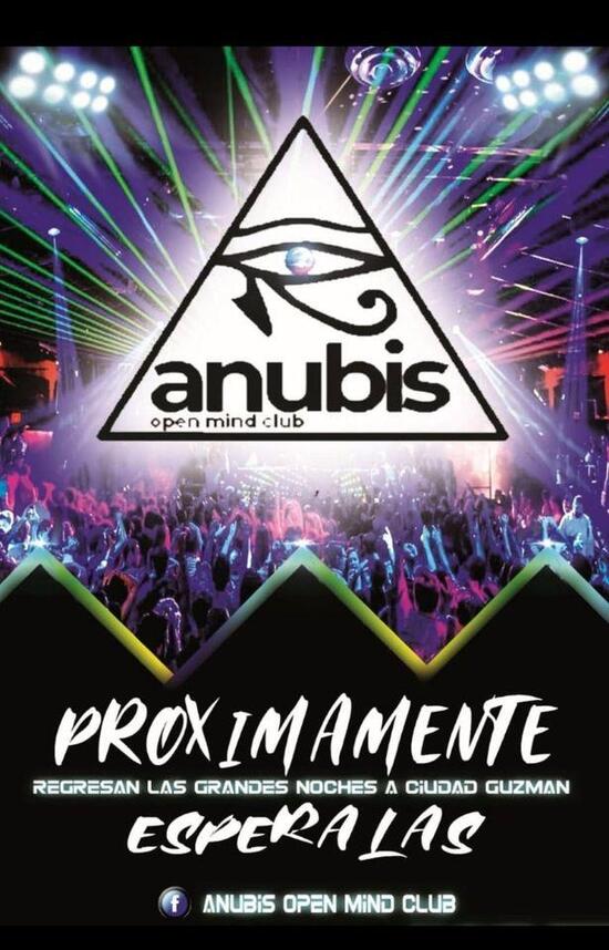 Menu at Bar Gay: anubis open mind club, Ciudad Guzmán