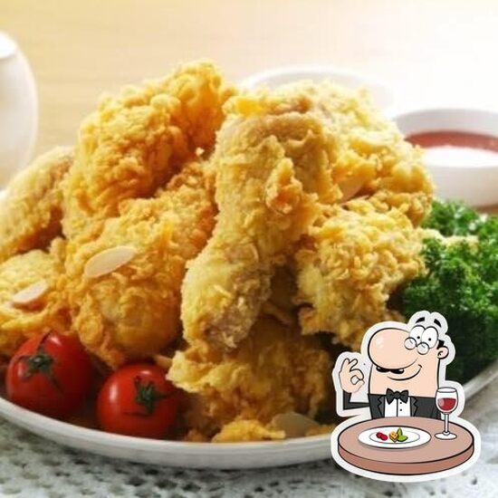 Menu at Gold Chicken Korea restaurant, Chilgok-gun