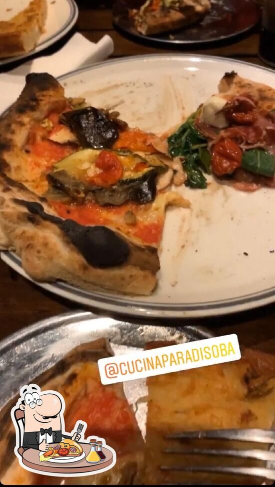 Menu at Pizza Paradiso restaurant, Buenos Aires