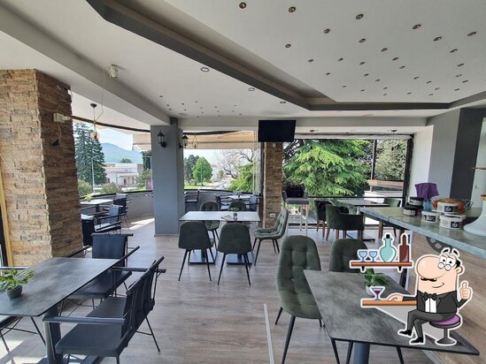 Menu at Hookah Dejavu cafeteria, Ohrid