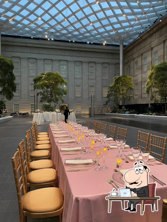 Menu at National Portrait Gallery Courtyard Cafe, Washington
