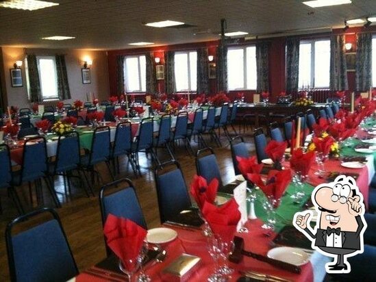 Menu at St John's Masonic Club, Larne