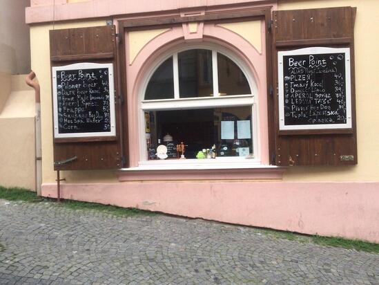 Menu at Beer Point, Prague, Nerudova 40