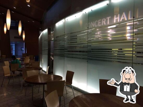 Menu at Concert Hall Cafe, Los Angeles
